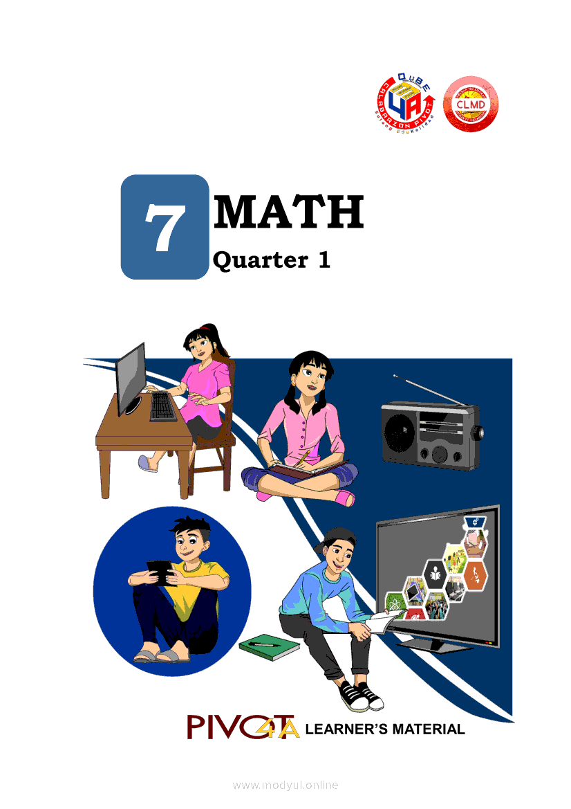 Math 7 Math Module Grade 7 Modules Math 7 Math Module Grade 7 Modules