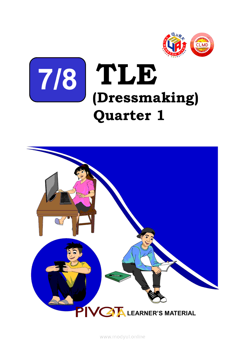 Dlp Tle Grade 7 Dressmaking Week 8 Docx Republic Of The Philippines