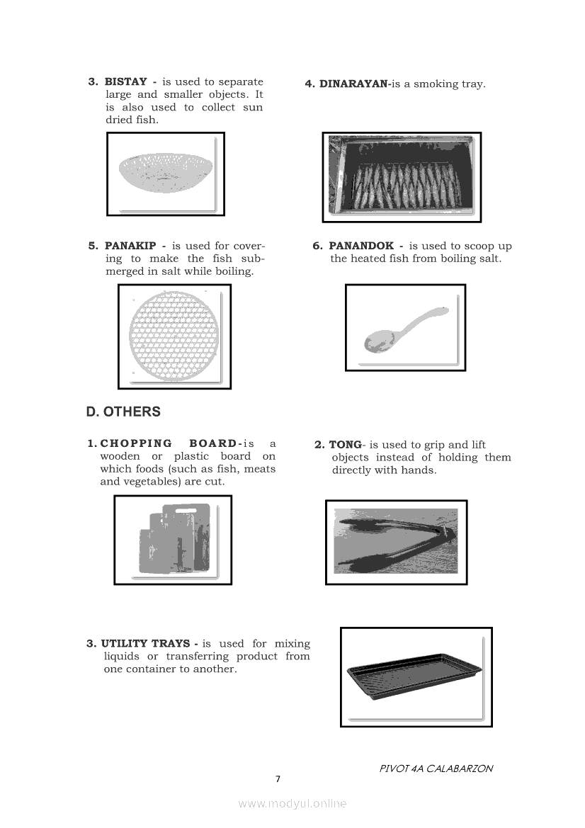 TLE 7 Food Processing Grade 7 Modules